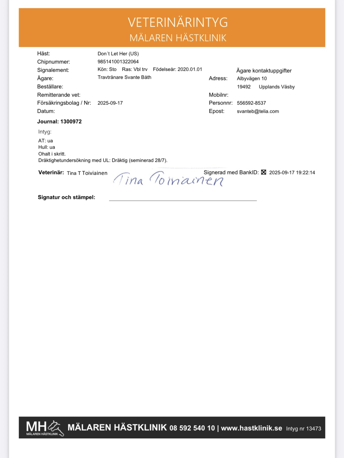 Don't Let Her (US) – Travera.nu